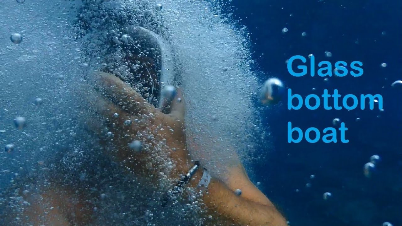 Rhodes - Glass bottom boat - YouTube