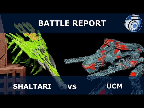 BIG GAME HUNTING - Dropzone Commander Shaltari vs UCM Battle Report ...