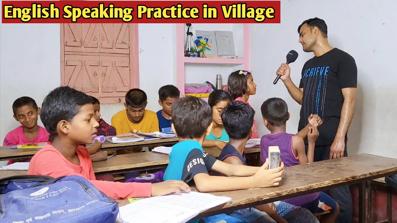 Speaking English in Village//English Speaking Practice Video/How to ...