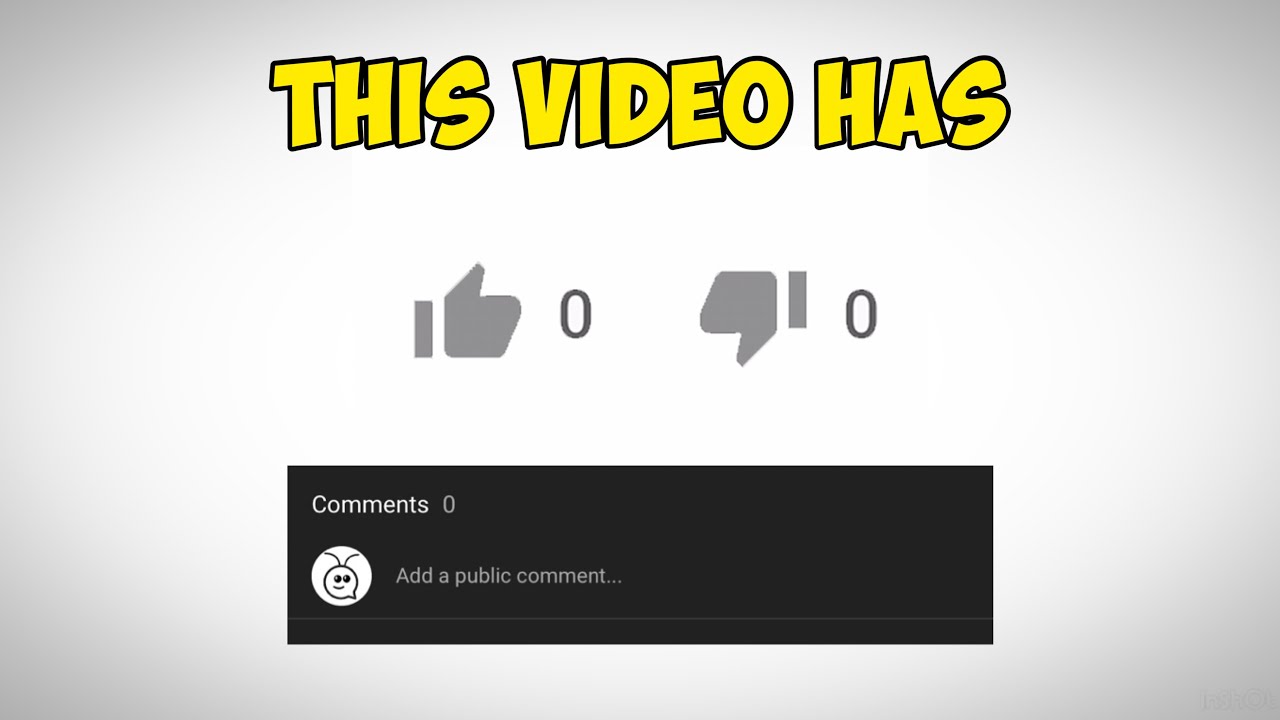 This video has 0 likes, 0 dislikes and 0 comments - YouTube