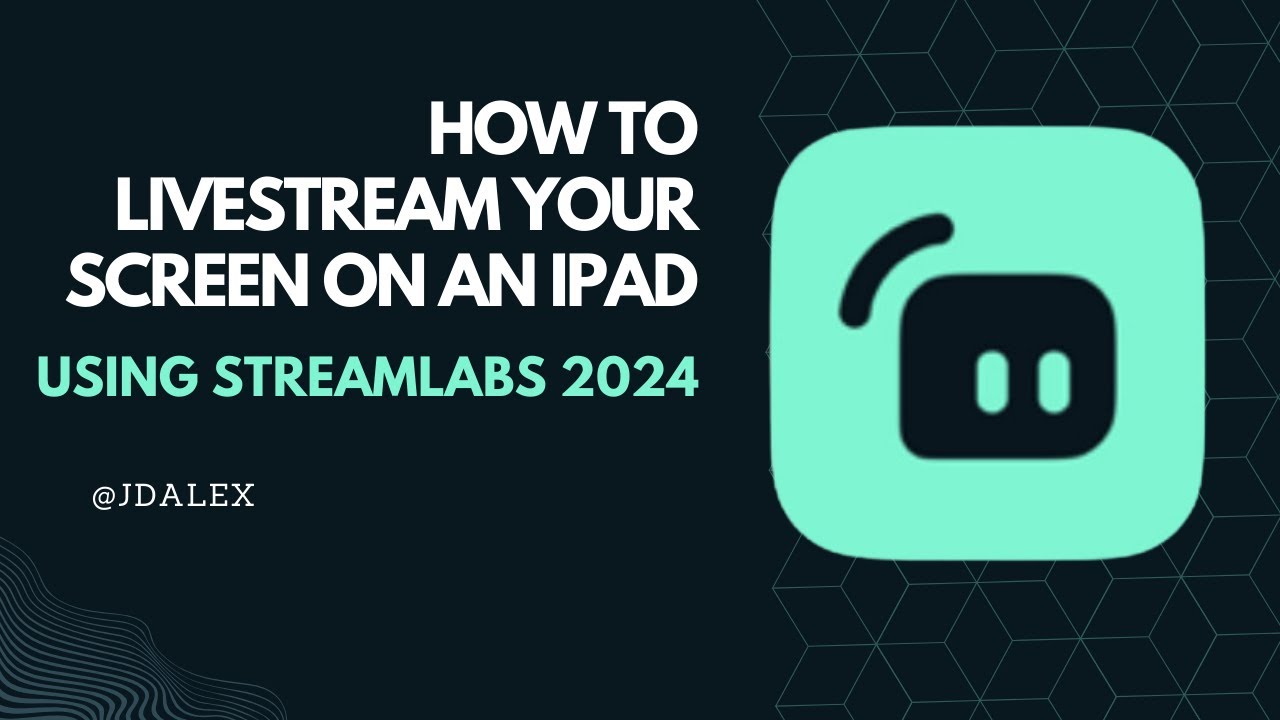 How to Live Stream Your iPad Screen with Streamlabs | Screenshare to ...
