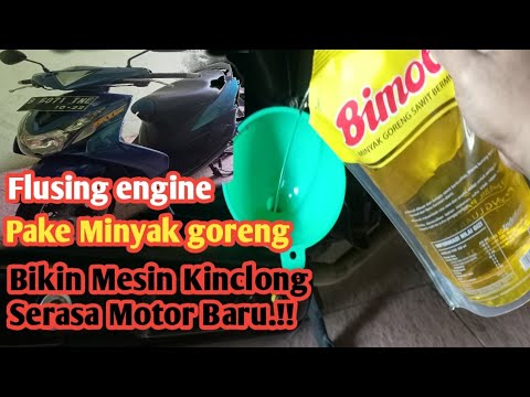 Sangat Mudah‼️Cara Flushing mesin motor dengan minyak goreng - YouTube