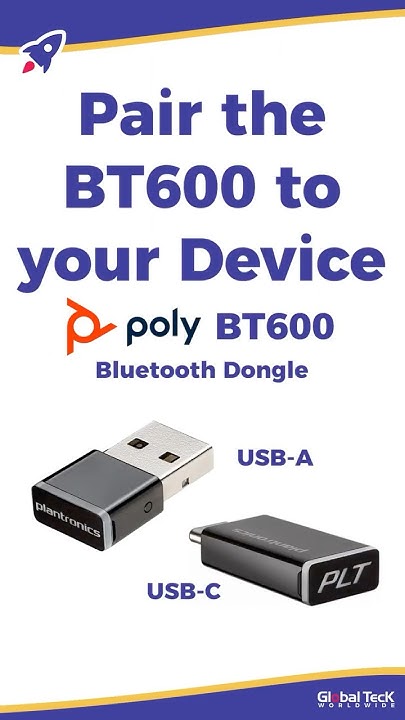 From Plug to Play: How to Set Up Your Poly BT600 Dongle #shorts - YouTube