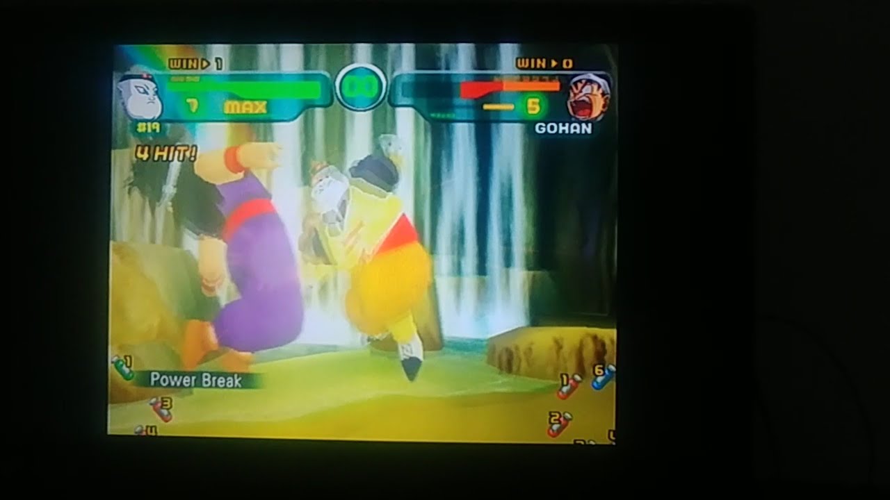 Dragonball Z Budokai Android 19 Power Break on Kid Gohan Unlock ...