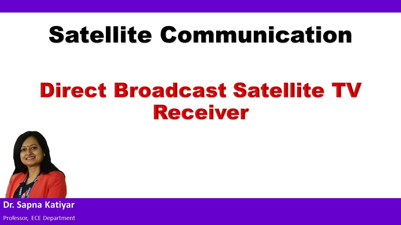 Satellite Communication - Direct Broadcast Satellite (DBS) - TV ...