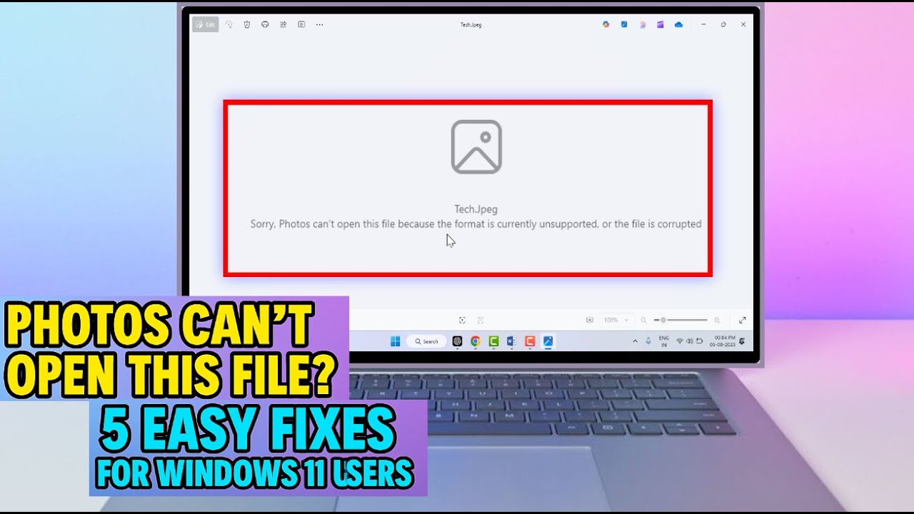 Fix: Photos Can’t Open This File on Windows 11 (Corrupted or ...