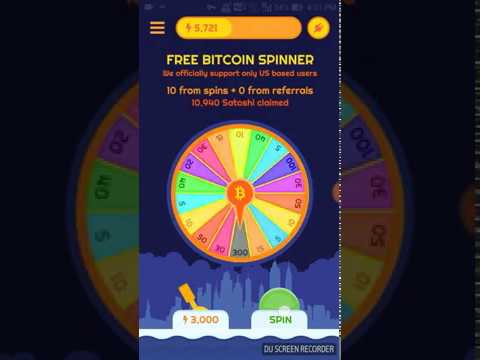 bitcoin spinner with live payment proof - YouTube