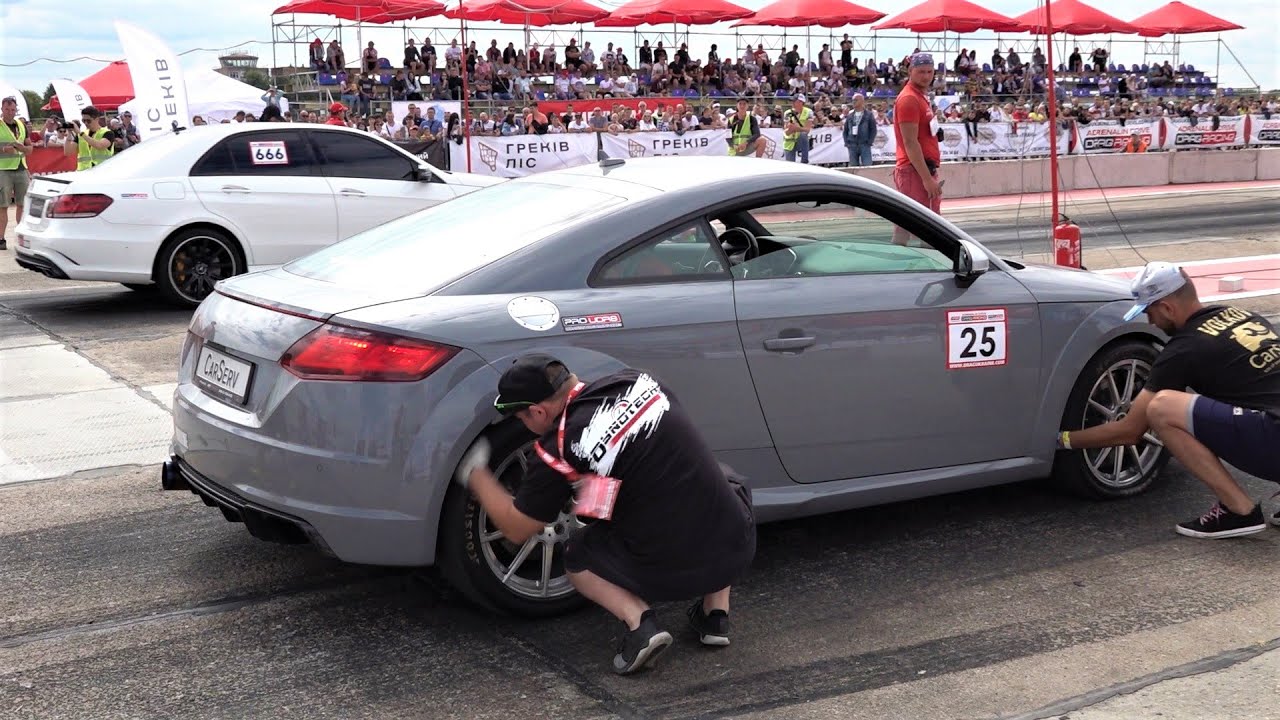 Audi TT RS vs Audi RS3 vs Mercedes AMG E63s - Drag Race - YouTube