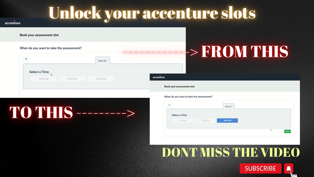 accenture slots booking problem | unlock your Accenture exam slots ...