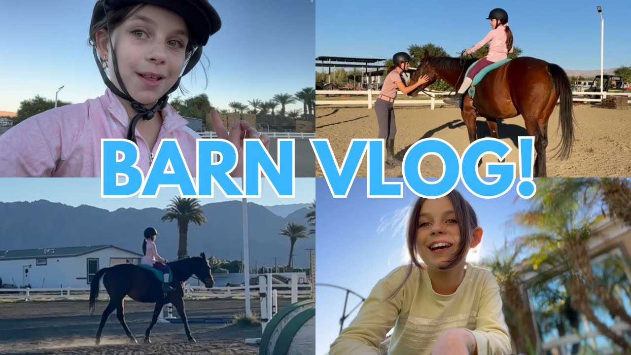 BARN VLOG FEATURING POPPY! - YouTube