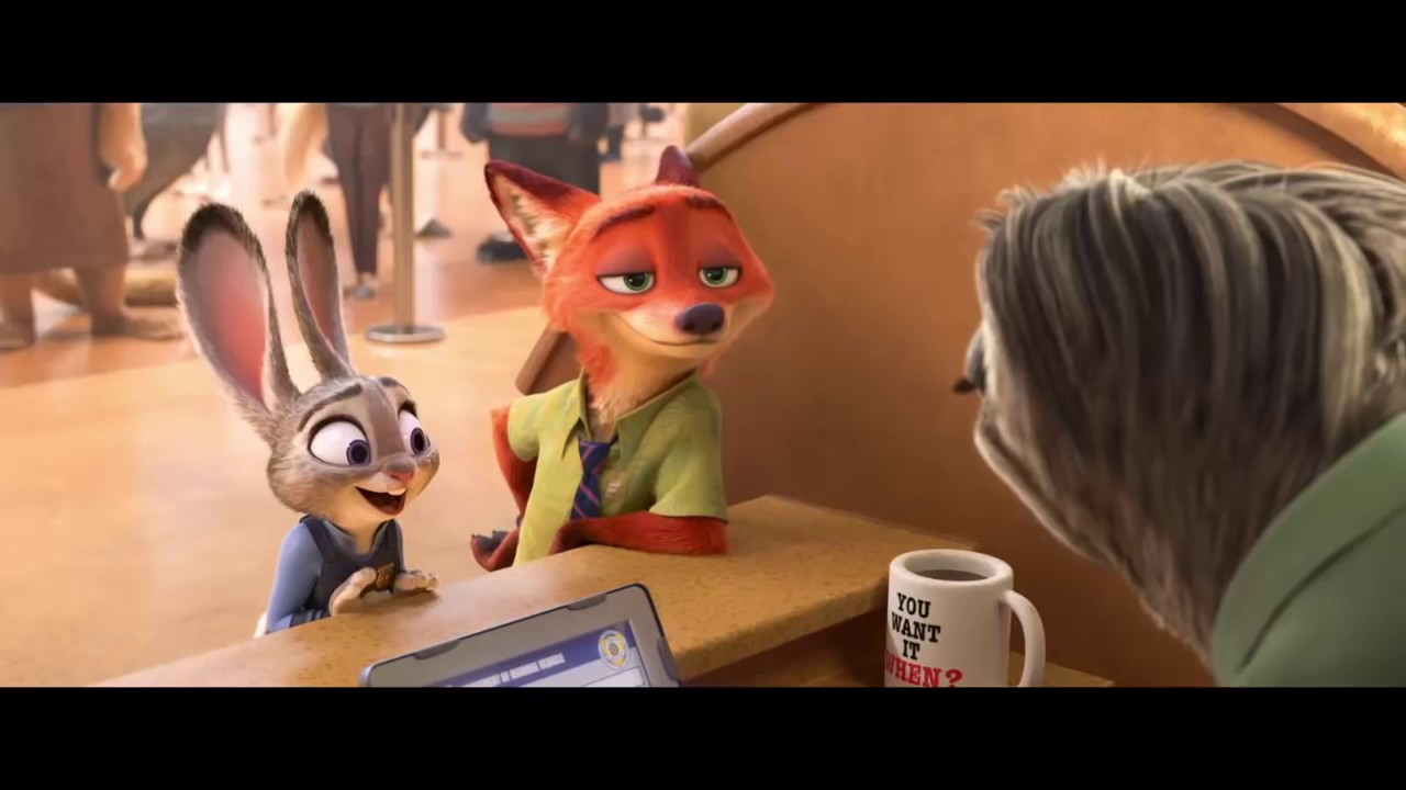 Zootopia Meet the Sloth + Ending (All Flash Scenes) - YouTube