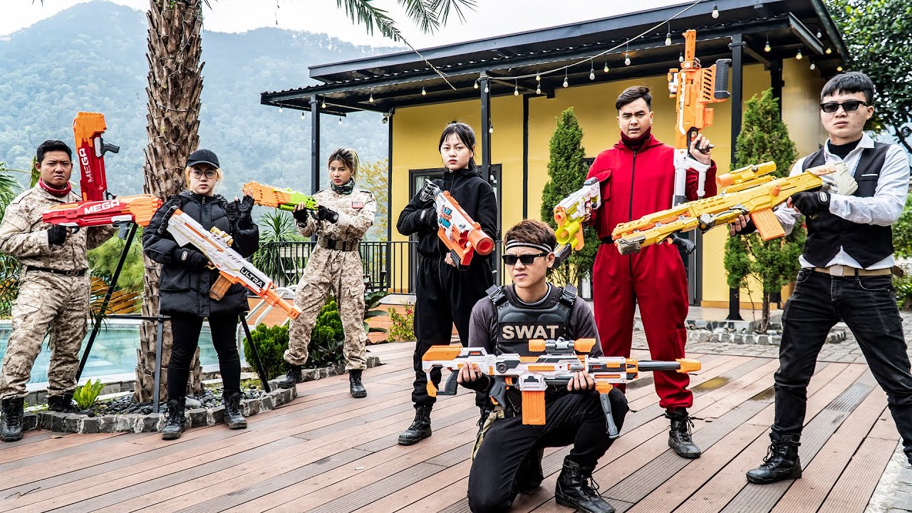 LTT Nerf War : Detachment Of Revenge SEAL X Warriors Nerf Guns Fight ...