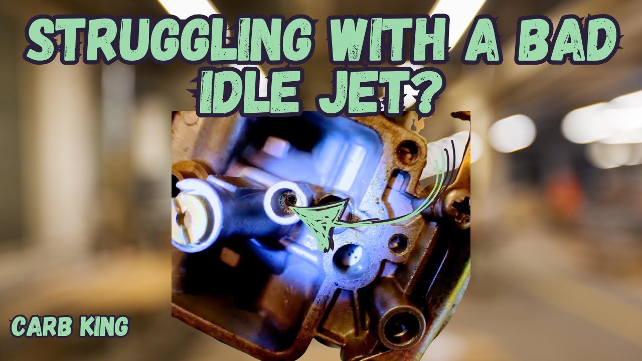 Struggling with a bad idle jet? You NEED to see this fix before it’s ...