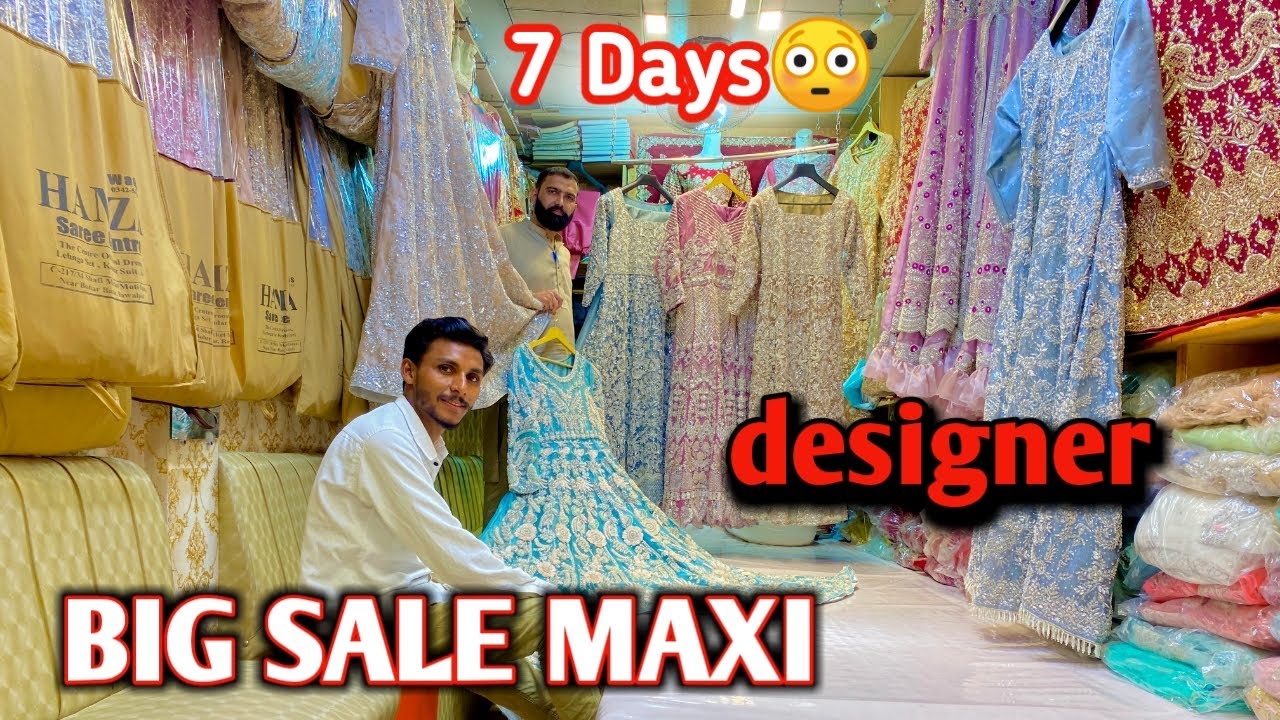 👗Designer bridal maxi from hamza saree center BRANDED BRIDAL WEAR ...