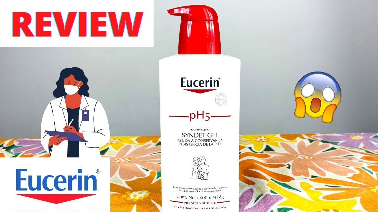 EUCERIN pH5 SINDYET GEL ️[RESEÑA]😱REVIEW🎉JABÓN LÍQUIDO⭐PIEL SECA Y ...