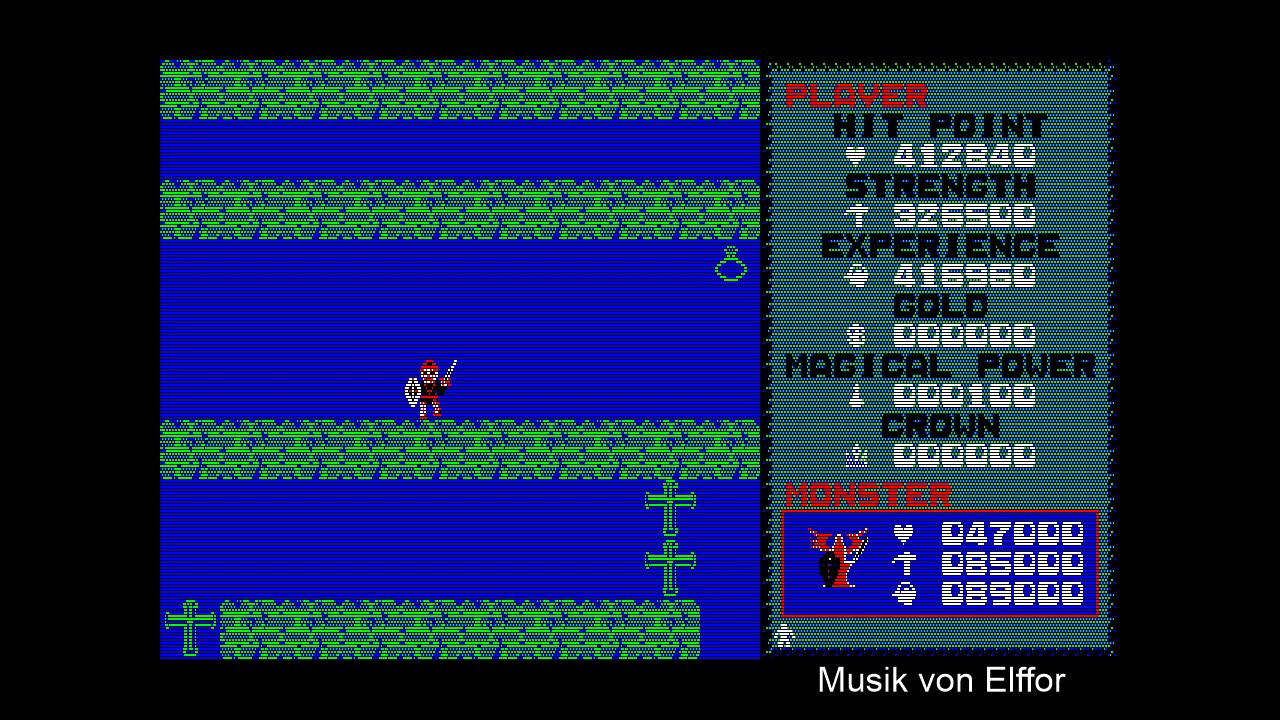 Dragon Slayer - PC 88 - 2. Run Finale [Let's Stream / Deutsch] - YouTube