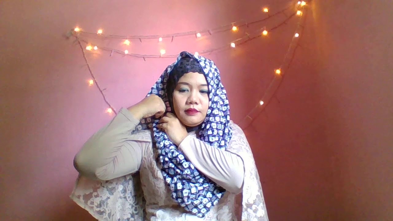 Tutorial jilbab pashmina mudah - YouTube
