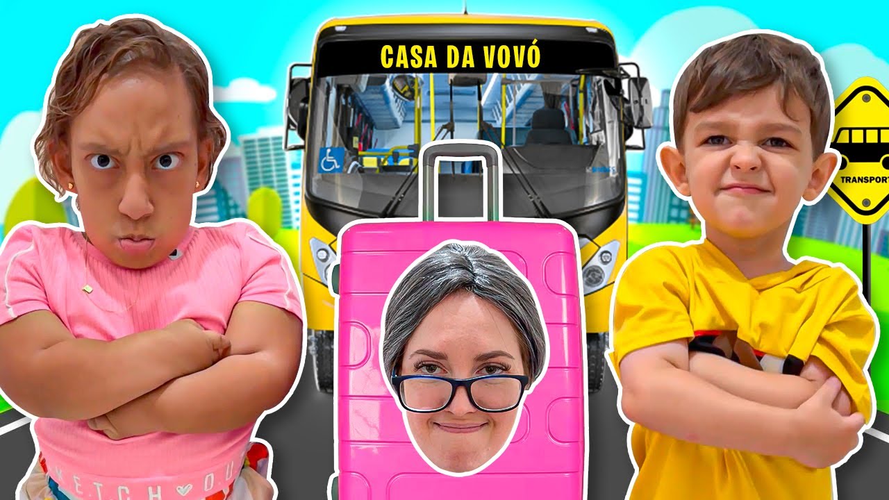 Maria Clara MC Divertida e JP em férias divertida na casa da vovó ...