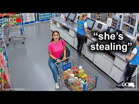 When Shoplifters Get Caught Stealing An ENTIRE CART Full From Walmart