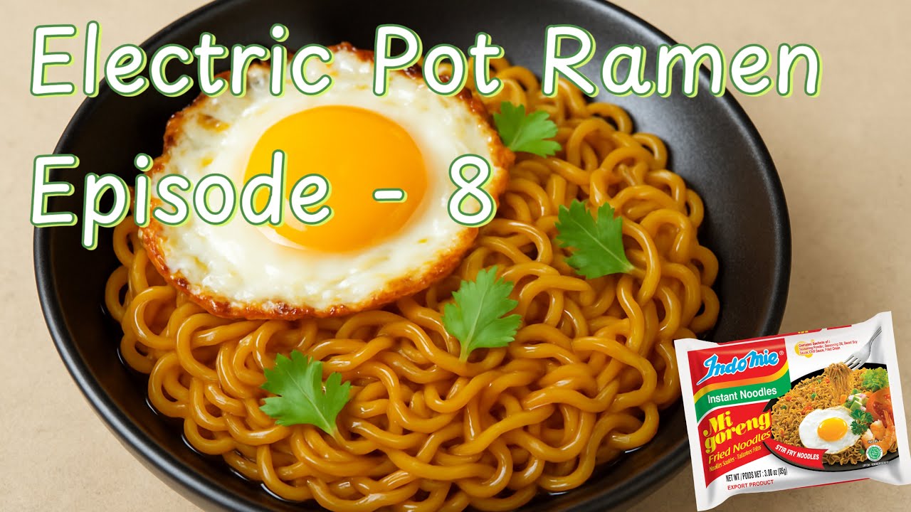 Ep- 8 Indomie with Sunny Side Egg in an Electric Pot | Easy Comfort ...