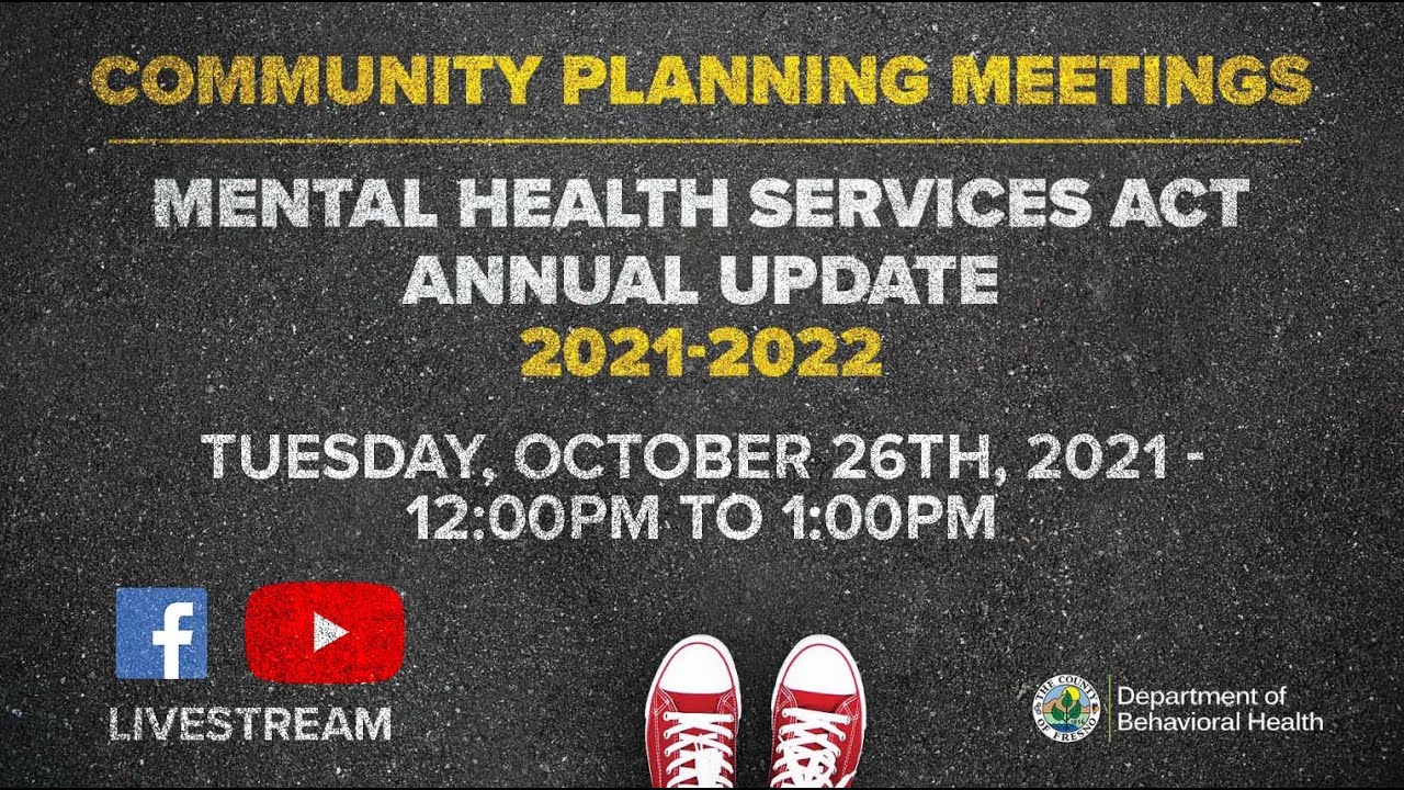 MHSA Annual Update - Community Planning Meeting - English - YouTube
