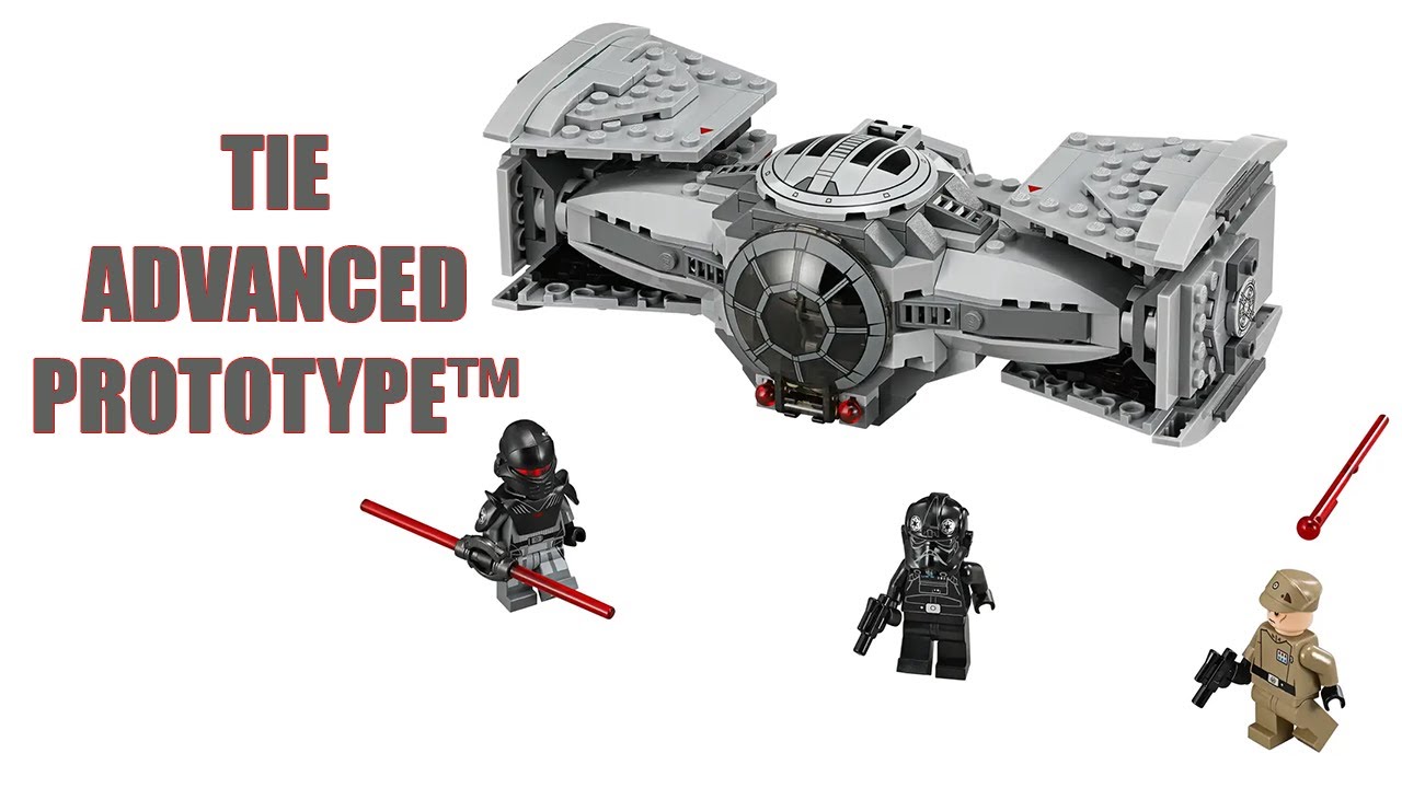 LEGO® Star Wars™ TIE Advanced Prototype™ - YouTube