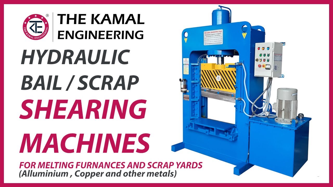 Hydraulic Bail / Scrap Shearing Machine | SHEARS AND SAWS : For Melting ...