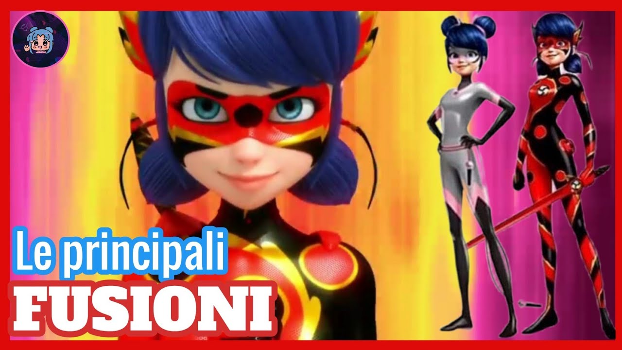 Tutte le fusioni di miraculous ladybug (miraculous stagione 4) - YouTube