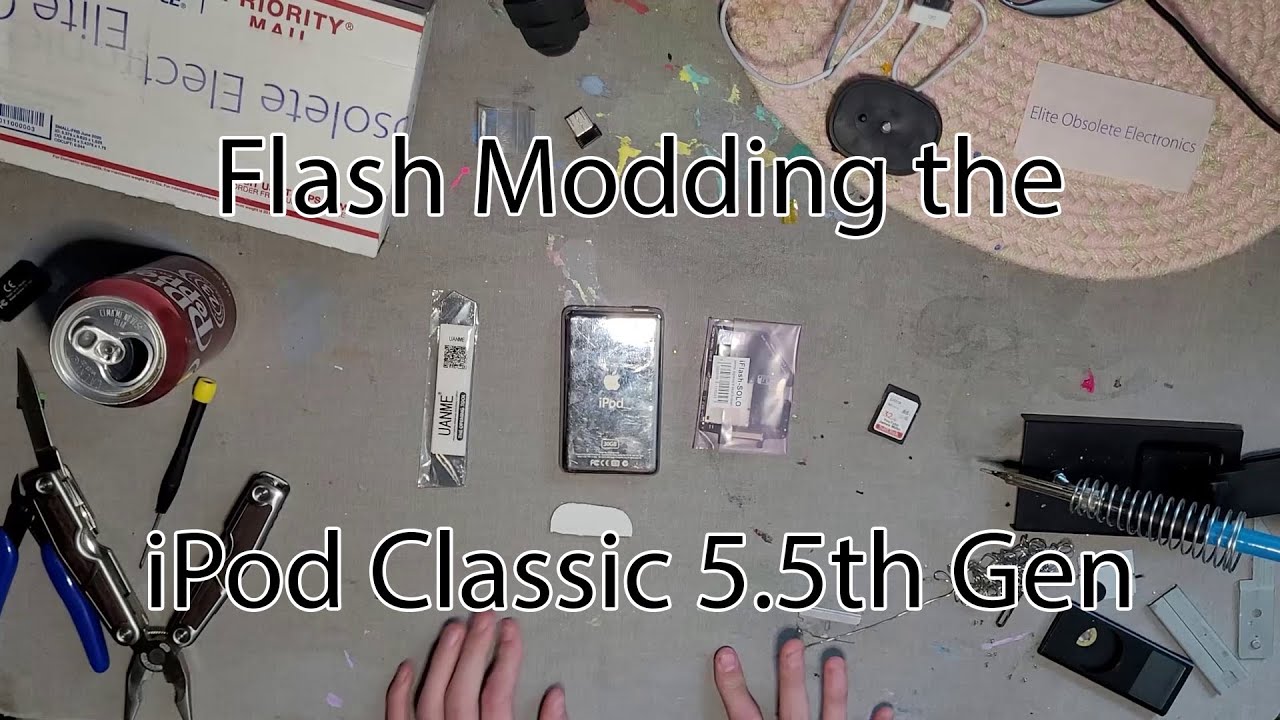 Flash Modding an iPod Classic 5.5th Gen - YouTube