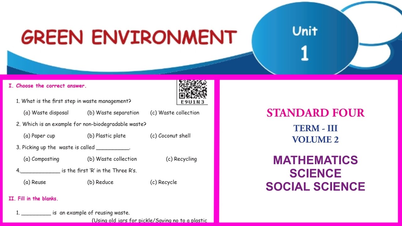 4th standard science 3rd term Green Environment @LittleCuteBabies - YouTube