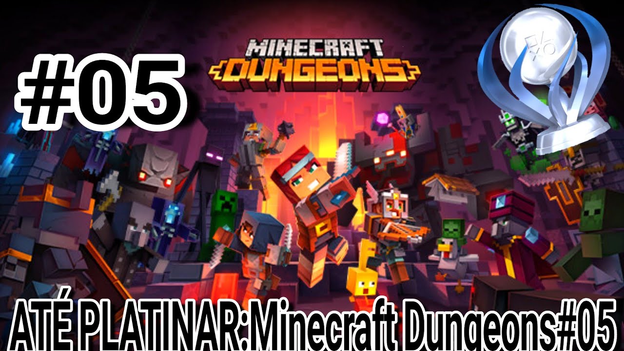 ATÉ PLATINAR:Minecraft Dungeons: Achando o templo e TNT na Sorte!!!#05 ...