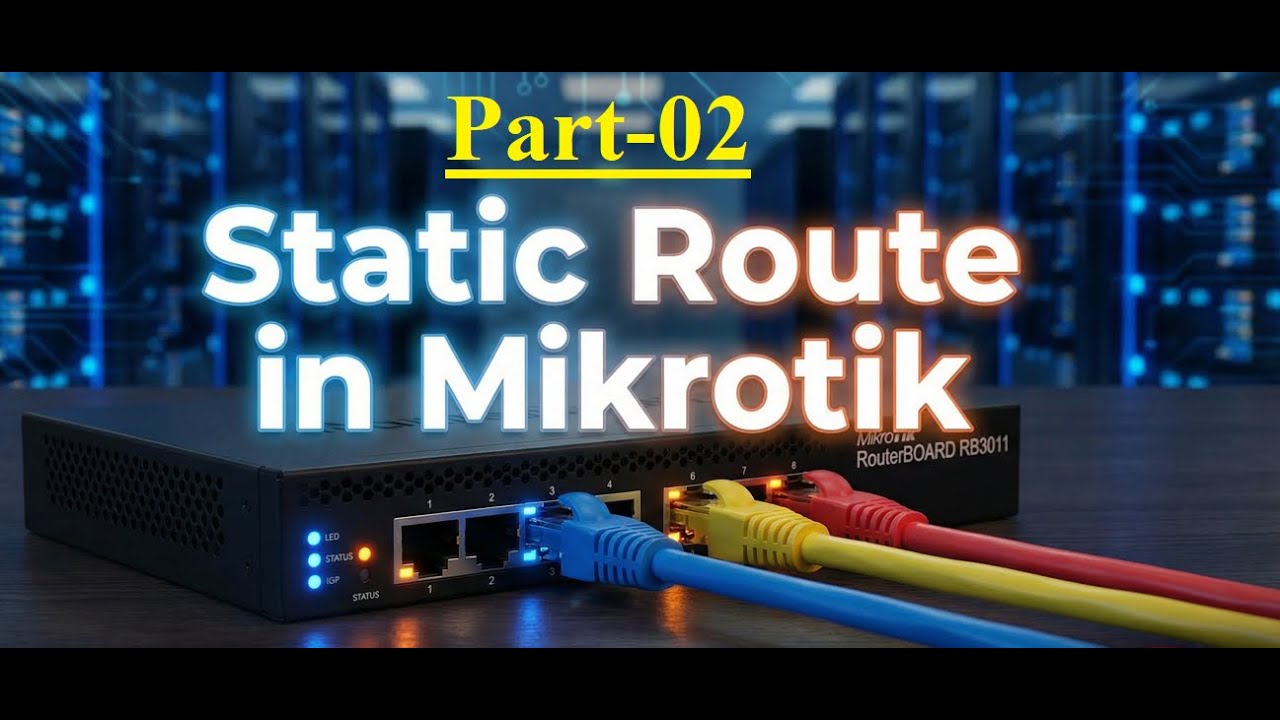 MikroTik Router: Static Routing Explained – Part-2 - YouTube