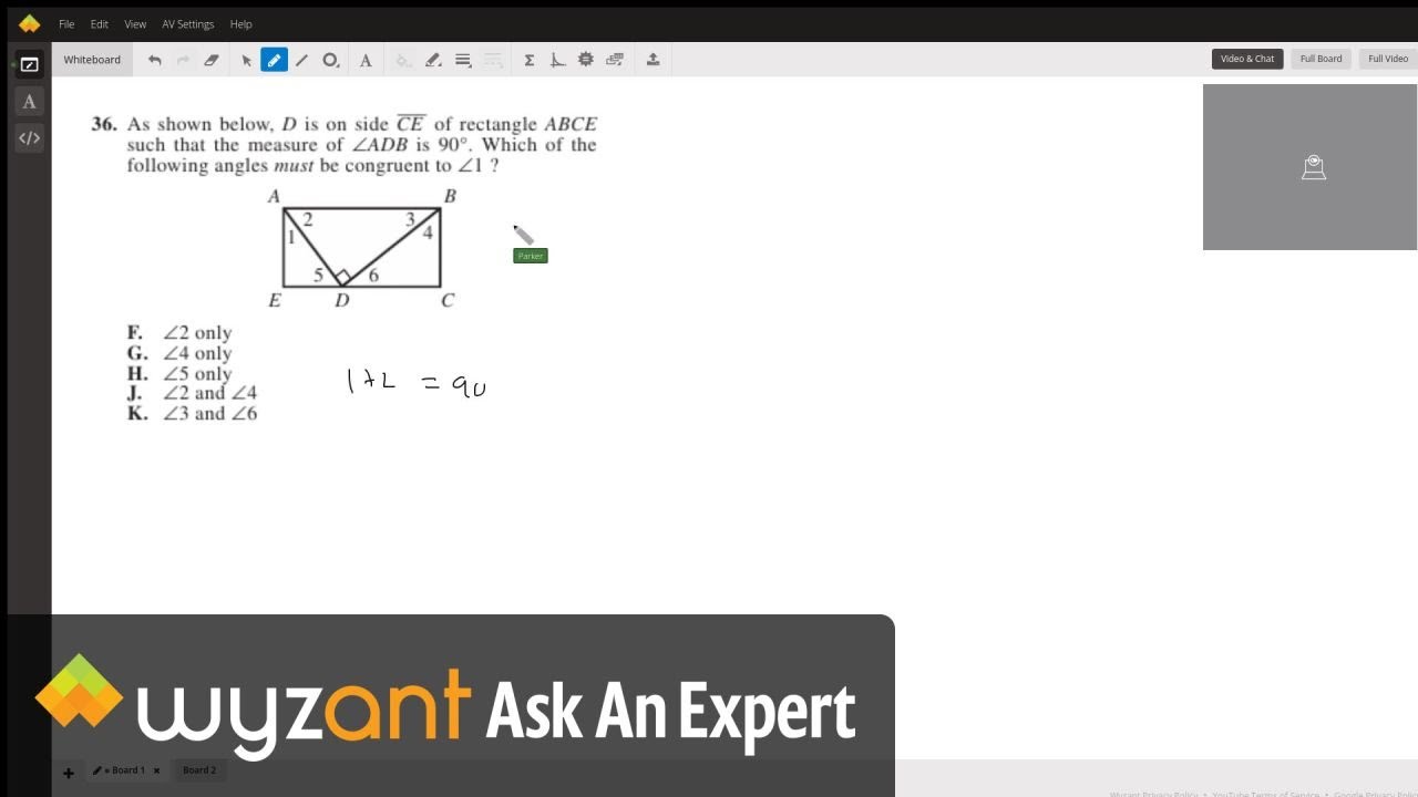 Question 36 and 50 on ACT math form F07 - YouTube