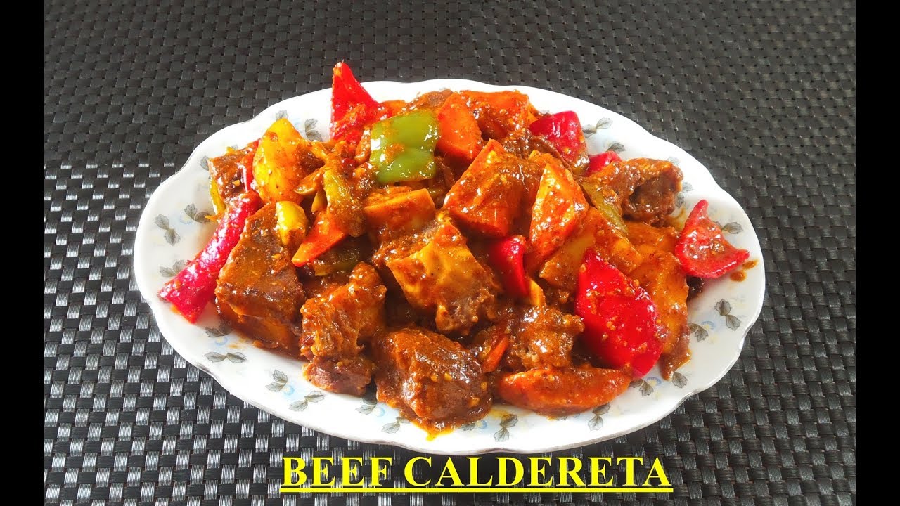 BEEF CALDERETA RECIPE - YouTube