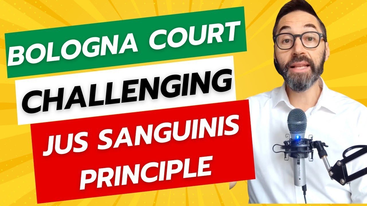 Bologna Court Order Marks End of Jus Sanguinis? #italiancitizenship ...
