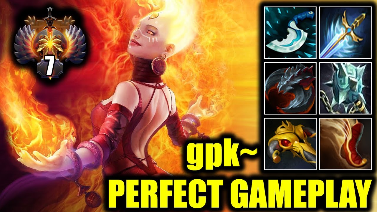 🔥 Perfect Gameplay 24 0 Lina Gpk~ Dota 2 Pro Game Highlights Youtube
