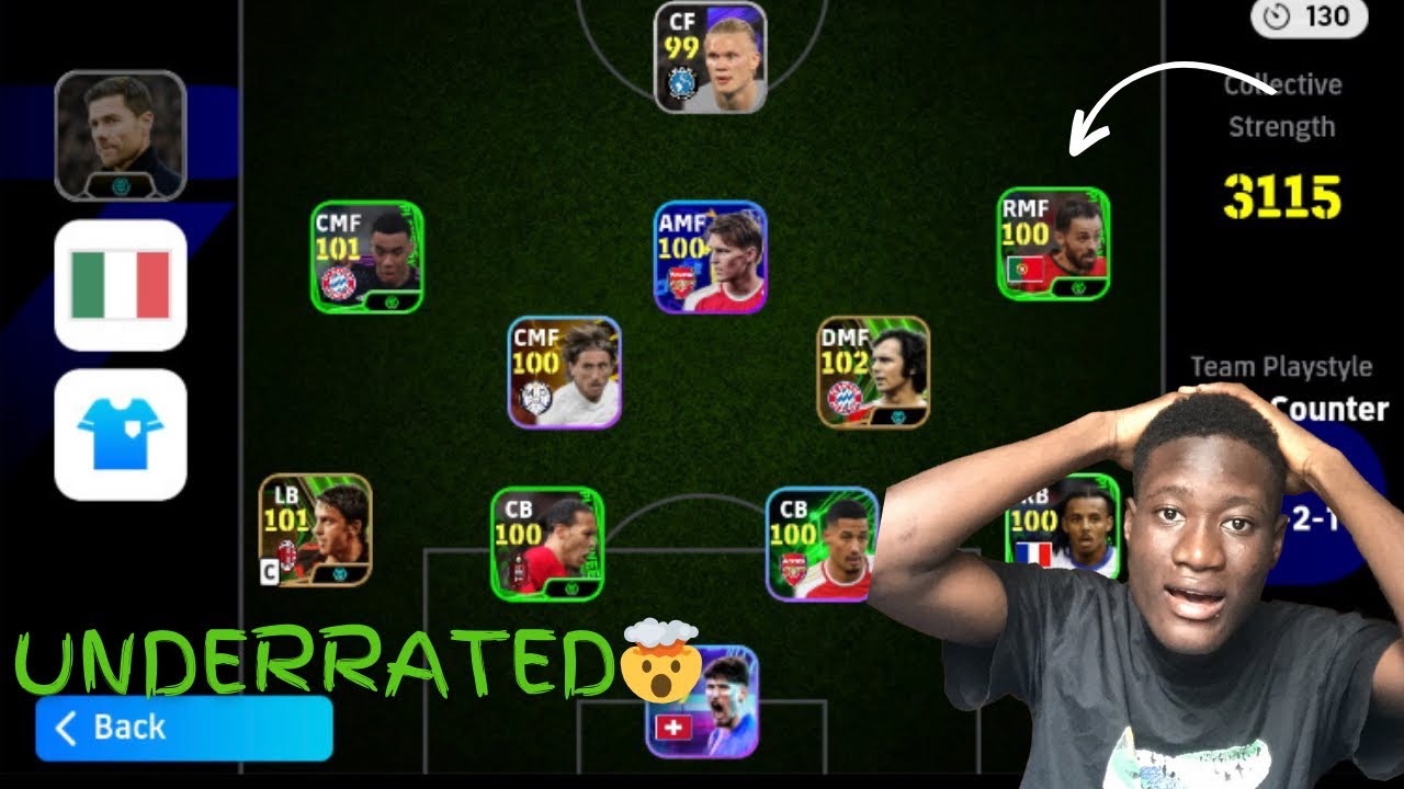 Played against a “PRO” with a small team||eFootball2024 - YouTube