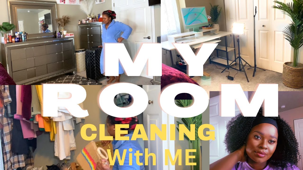 CLEAN WITH ME:BEDROOM , LETS CLEAN AND ORGANIZE - YouTube