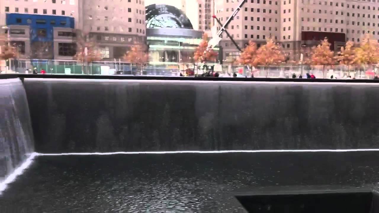 twin towers waterfalls new york - YouTube
