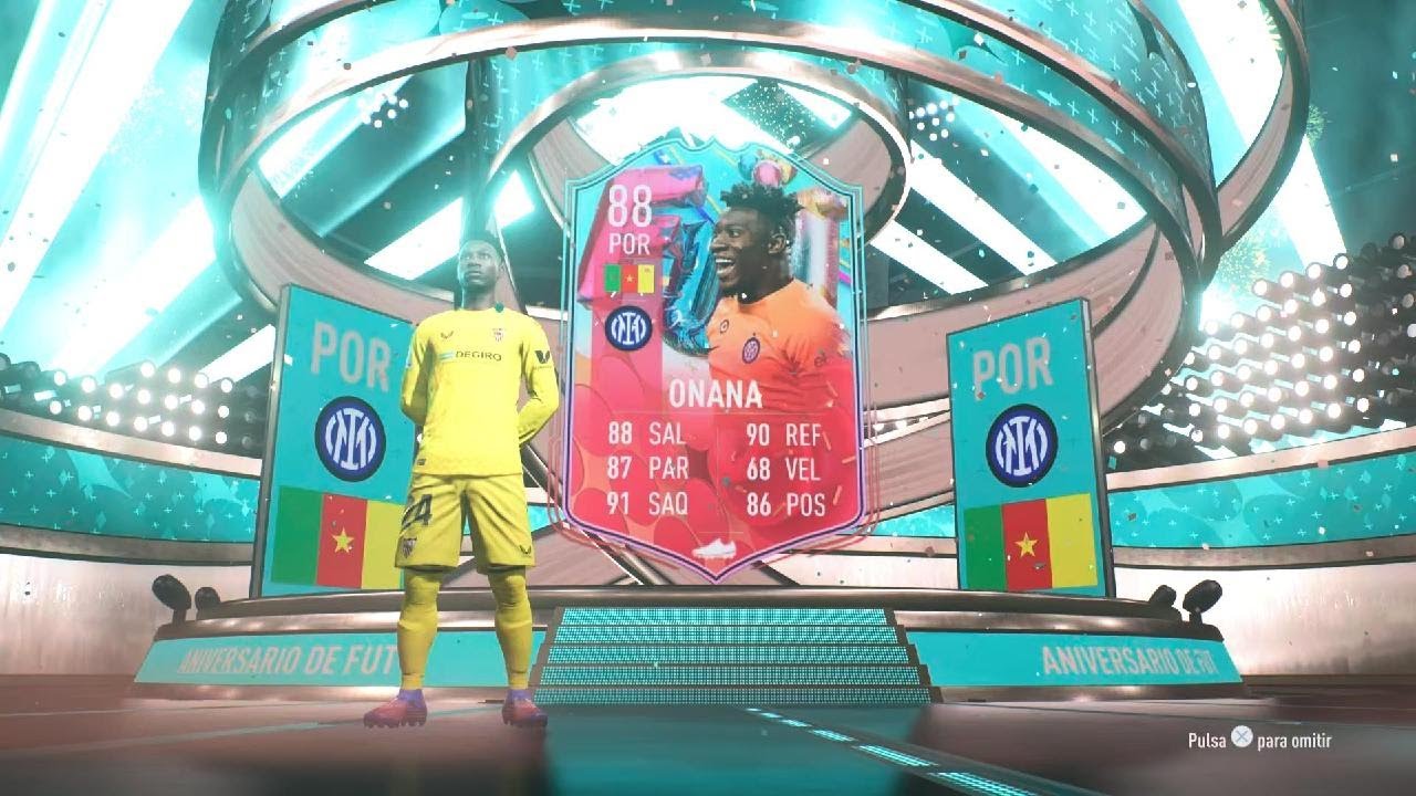 FIFA 23/PS5/ultimate team/onana 88 aniversario de fut - YouTube