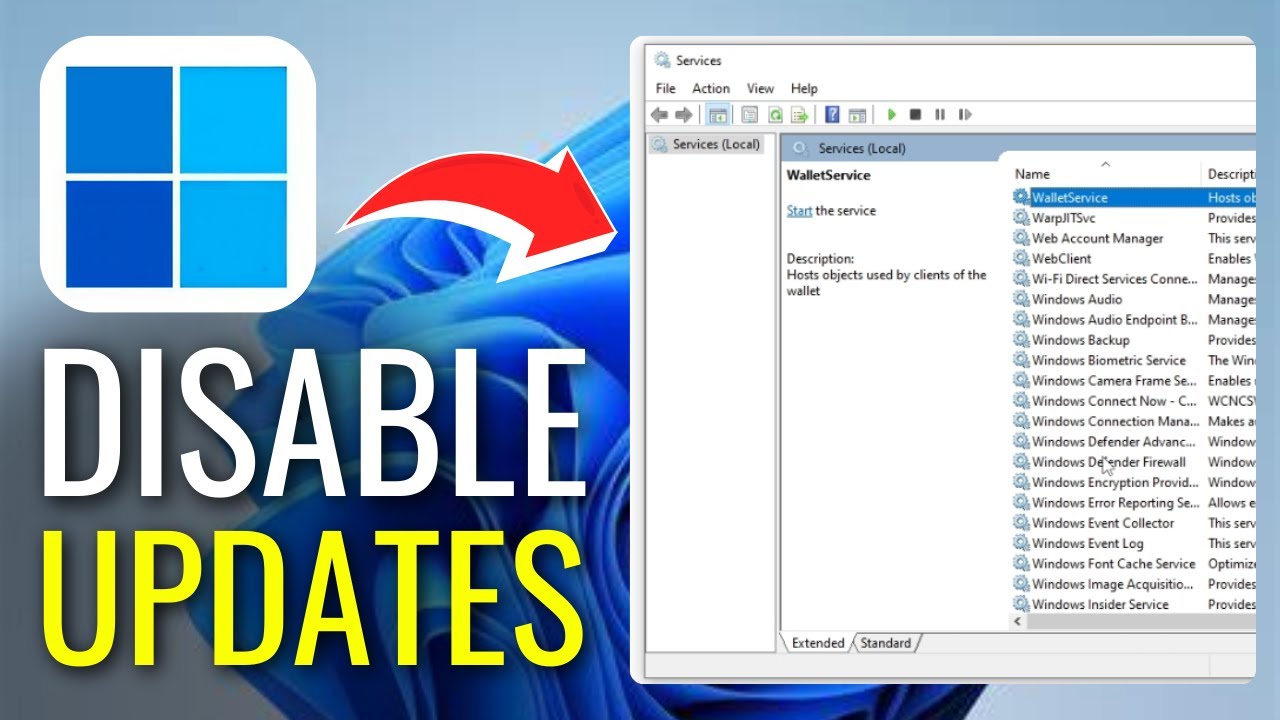 How to Disable Automatic Updates (Windows 10/11) - Full Guide - YouTube