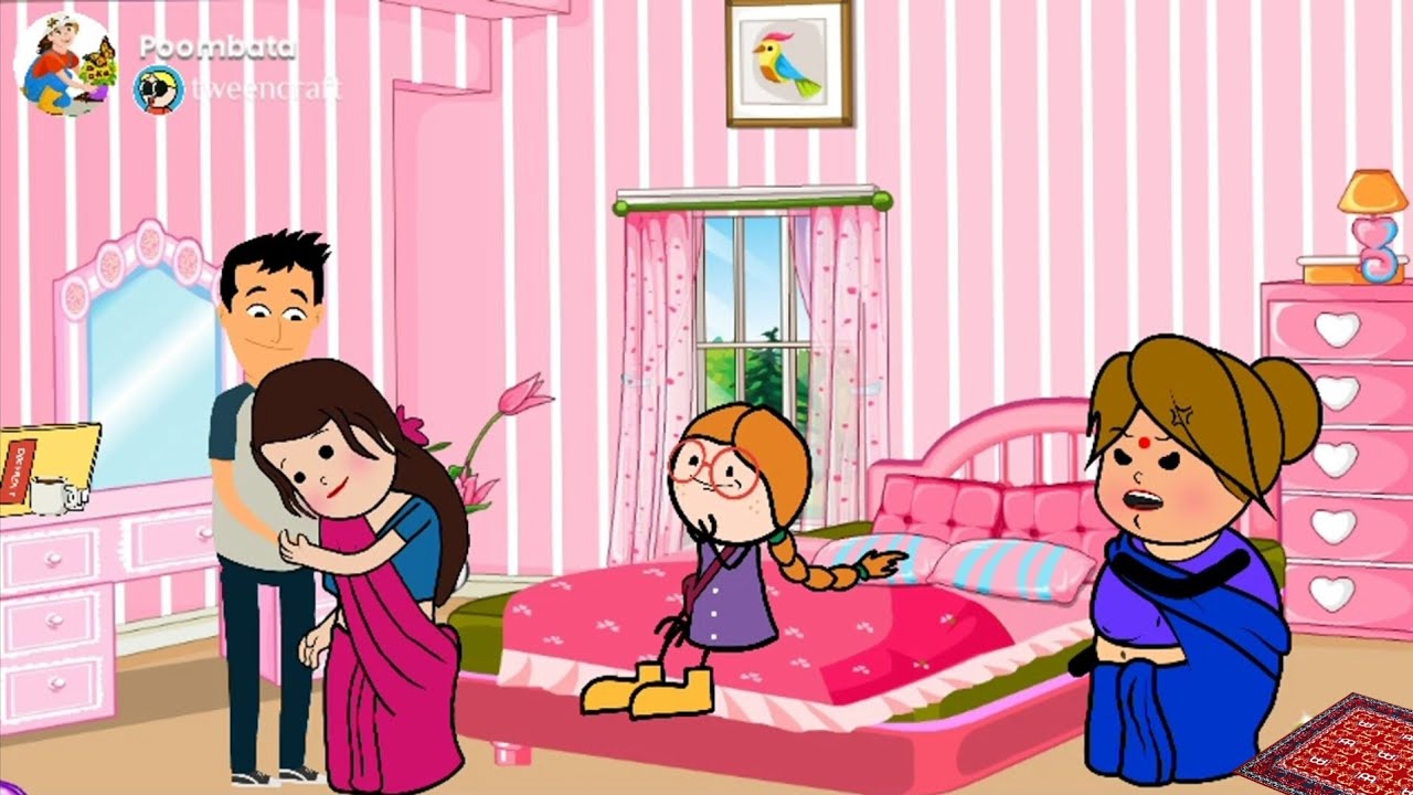 seetha ️sumesh #funnyvideos #tweencraft |Malayalam stories cartoon ...