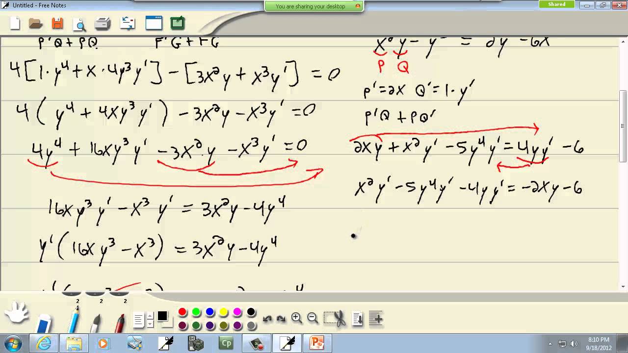 Calculus for Business-Economics: Implicit Differentiation - YouTube