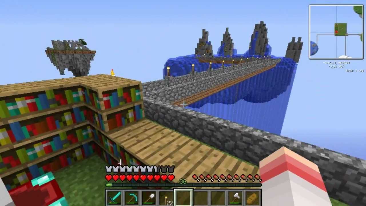 【choco mana】Minecraft 飄飄島生存 EP-9 討厭的水流~~!! - YouTube