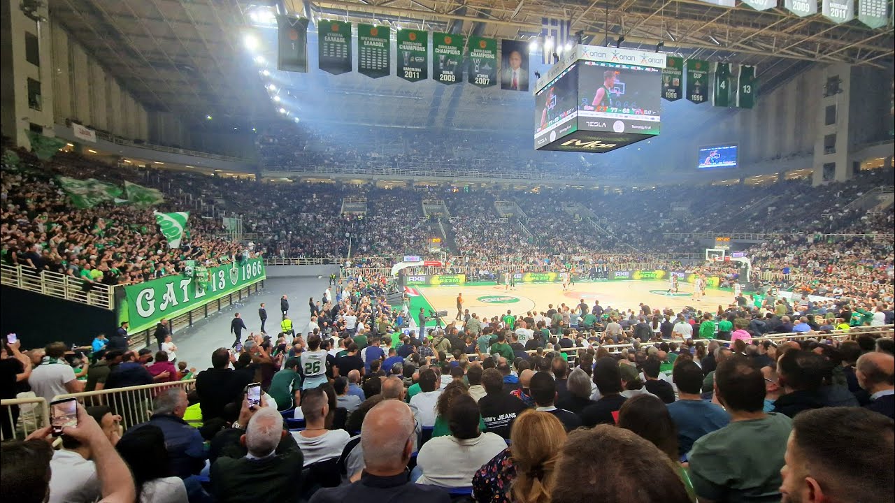 Panathinaikos - Partizan 84-71 | OAKA Basketball Arena | Atmosphere ...
