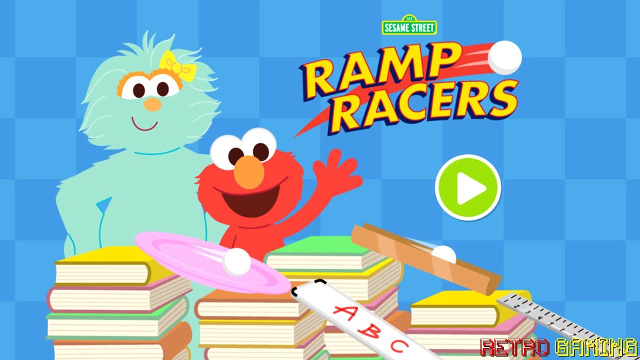 Elmo Rosita Ramp Racers Retro Gaming - YouTube