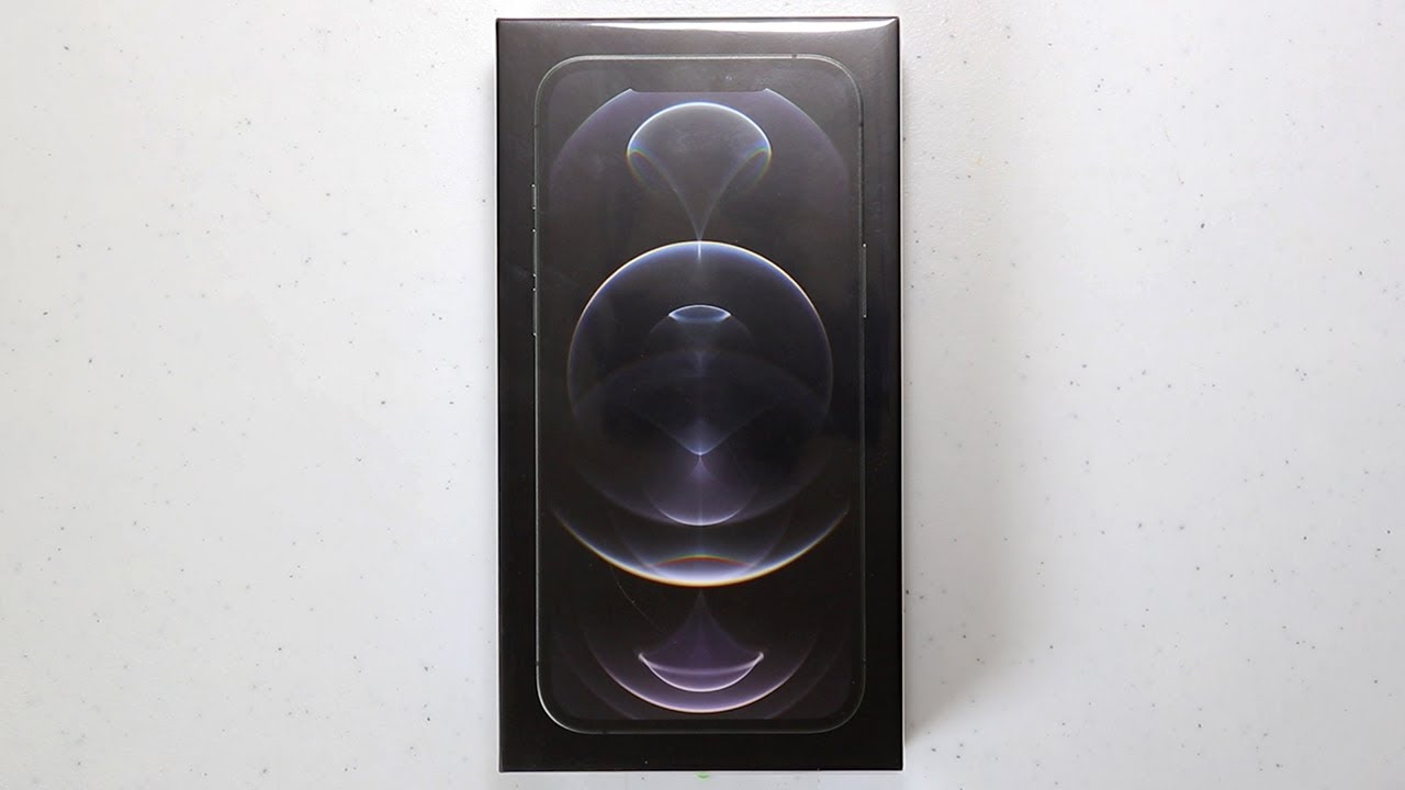 iPhone 12 Pro Max Graphite Unboxing - YouTube