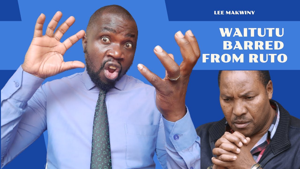 Dramatic Scenes As Ferdinand WAITITU Barred Accessing William Ruto ...