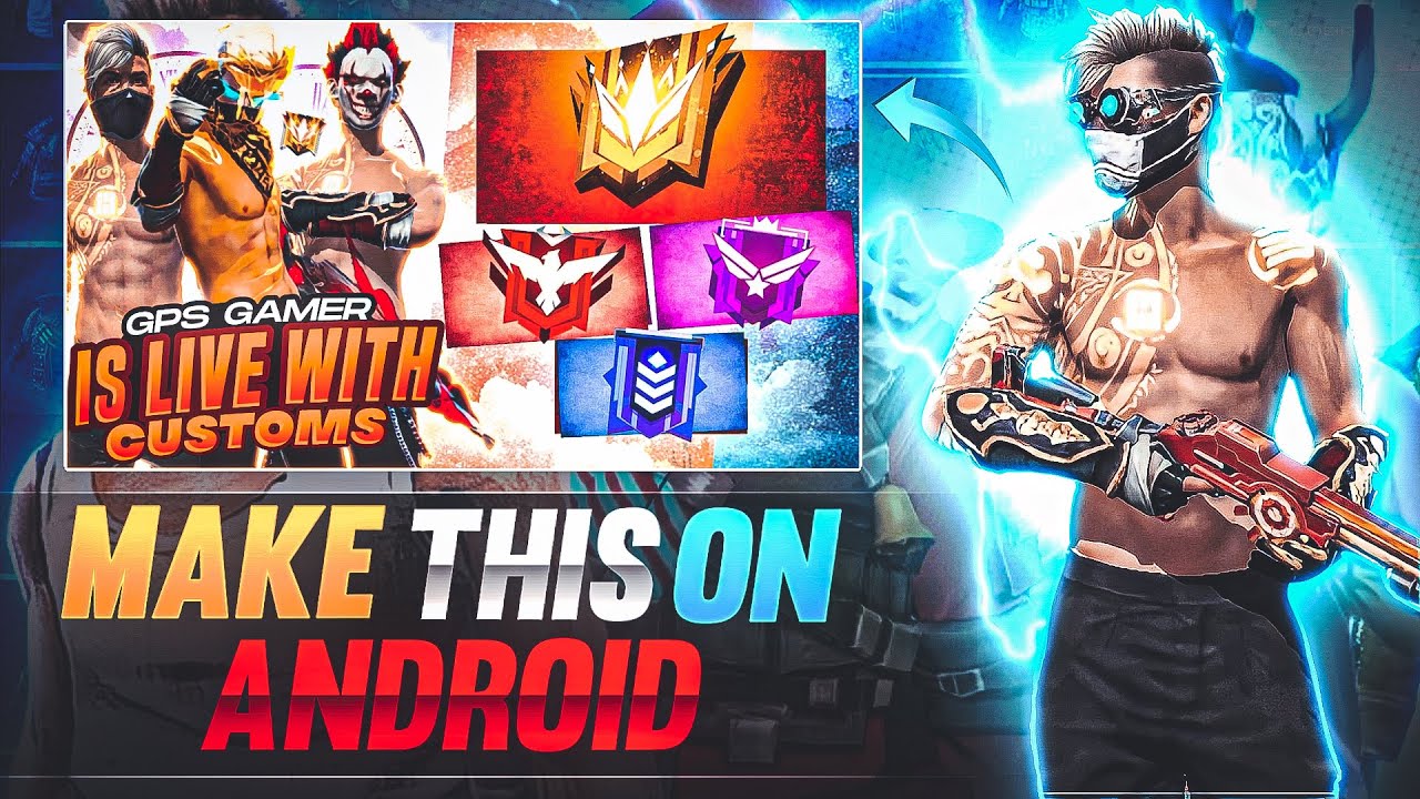 HOW TO MAKE THUMBNAIL LIVE FREE FIRE | VERY EASY | ONLY PIXEL LAB ...