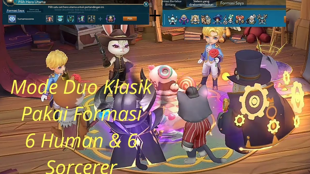Strategi Paling Ampuh Menggunakan Formasi 6 Human dan 6 Sorcerer ...